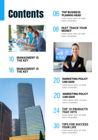 Table of Contents Template | PosterMyWall