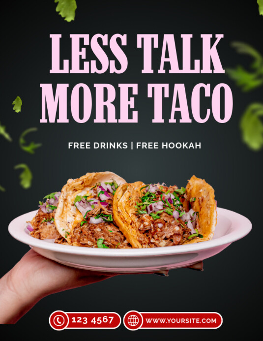 Copy of taco food ads | PosterMyWall