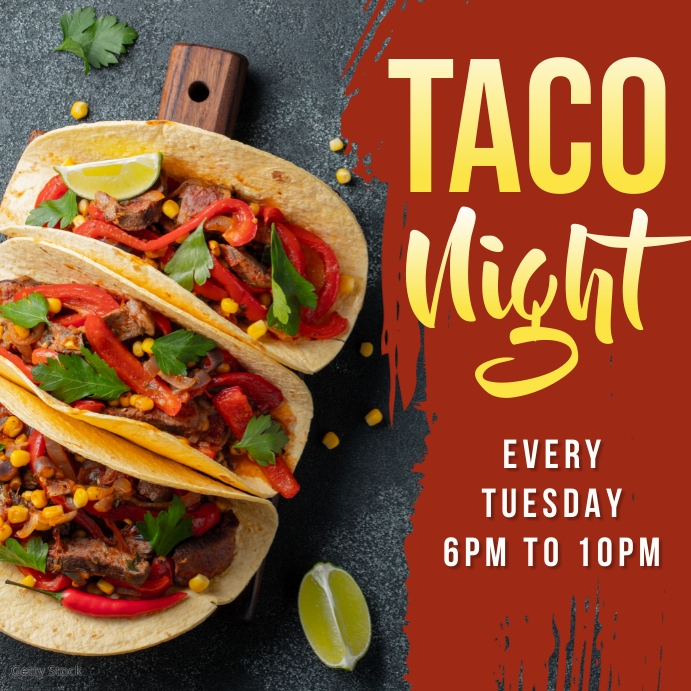 Copy of taco night | PosterMyWall