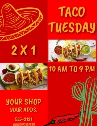 TACO TUESDAY Template | PosterMyWall