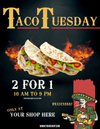 TACO TUESDAY Template | PosterMyWall