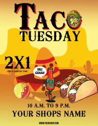 TACO TUESDAY Template | PosterMyWall