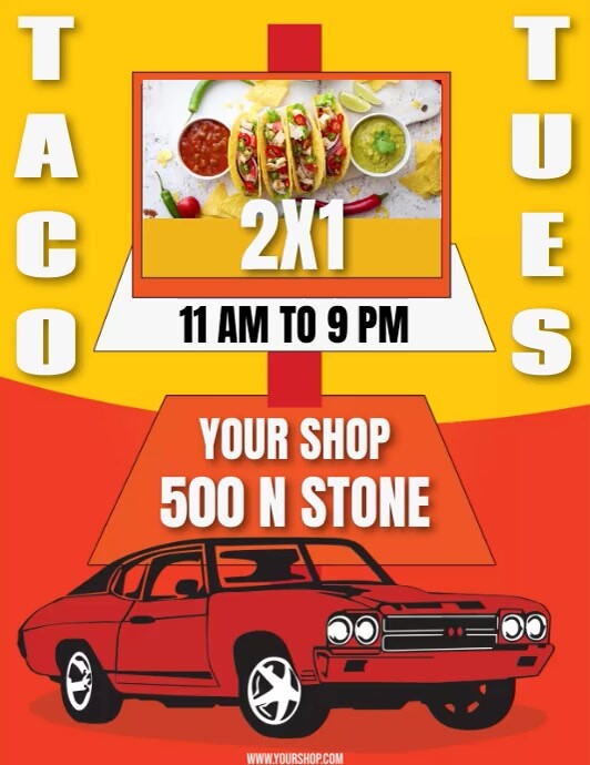 Plantilla de TACO TUESDAY | PosterMyWall