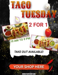 TACO TUESDAY Template | PosterMyWall