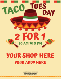 TACO TUESDAY Template | PosterMyWall