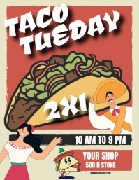 TACO TUESDAY Template | PosterMyWall