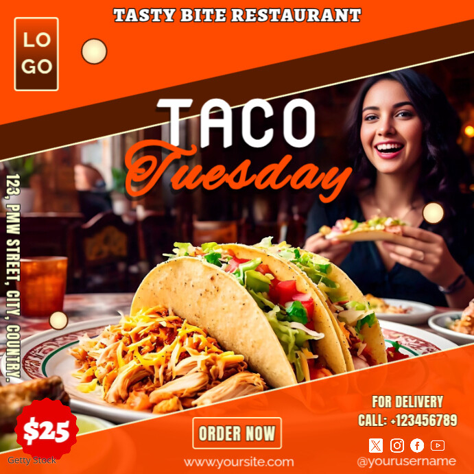 Taco Tuesday Template | PosterMyWall
