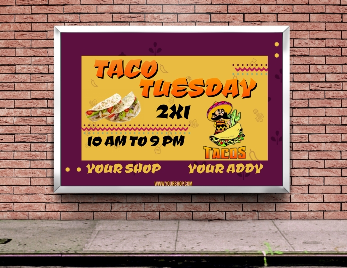 TACO TUESDAY Template | PosterMyWall