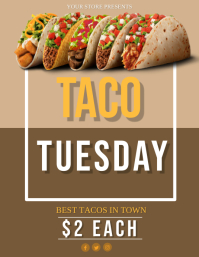 Taco Tuesday Poster Template | PosterMyWall