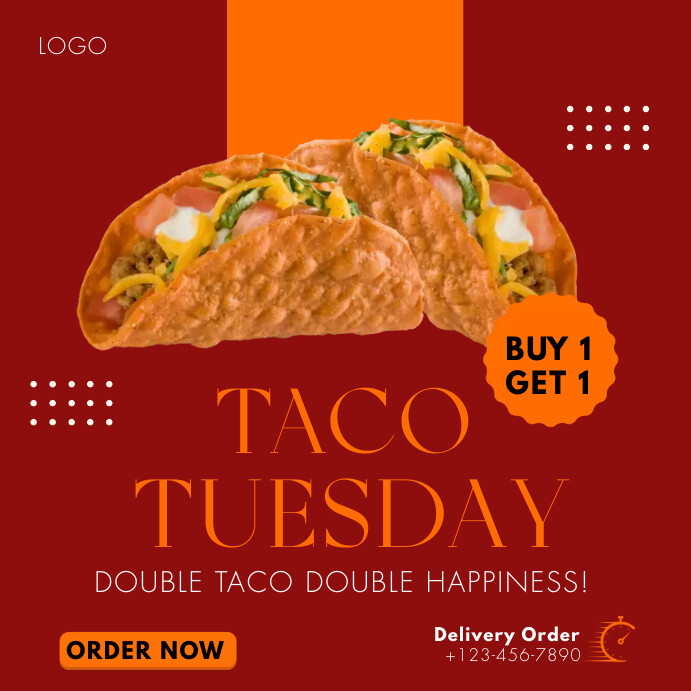 Modèle TACO TUESDAY FLYERS TEMPLATES | PosterMyWall