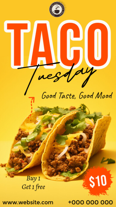 Taco Tuesday Menu Flyer Modelo | PosterMyWall