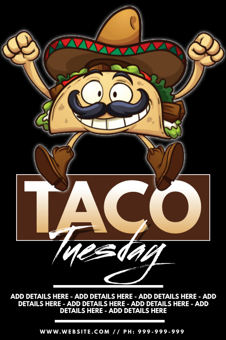 Copy of Taco Tuesday Poster | PosterMyWall