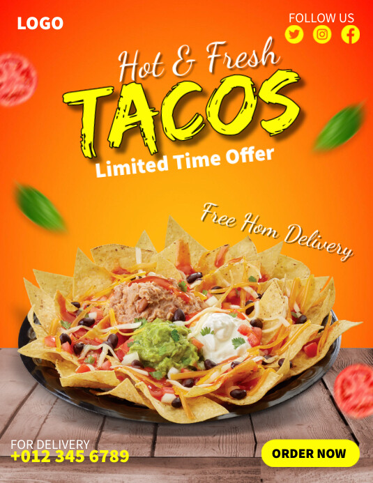 Copy of Tacos Deals Ads | PosterMyWall