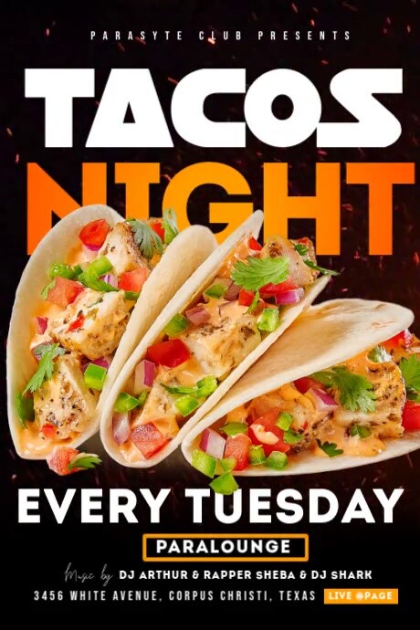 Copy of Tacos Night | PosterMyWall