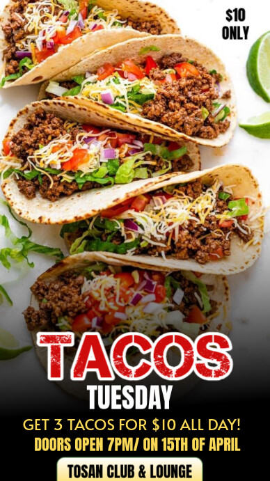 Copy of Tacos Tuesday | PosterMyWall