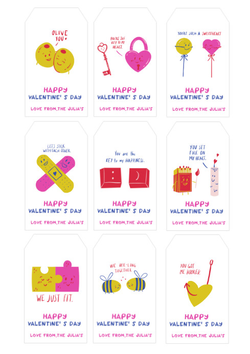 Copy of Tag Gift Valentine's Day Funny | PosterMyWall
