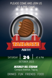 Tailgate party poster Template | PosterMyWall