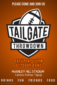 Tailgate party poster Template | PosterMyWall