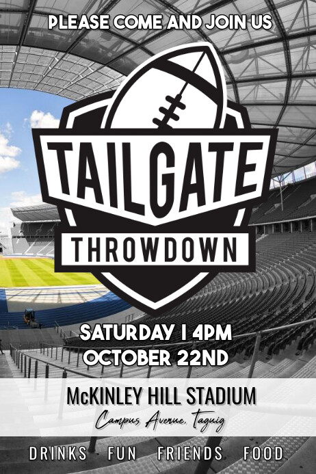Plantilla de Tailgate Throwdown poster | PosterMyWall
