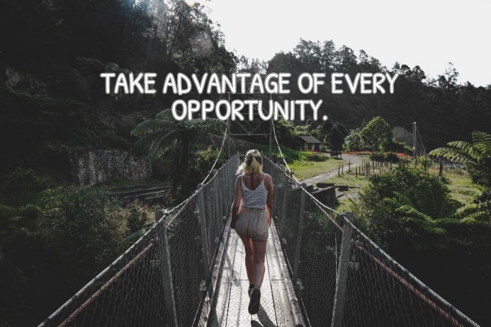 Copy of TAKE ADVANTAGE QUOTE TEMPLATE | PosterMyWall