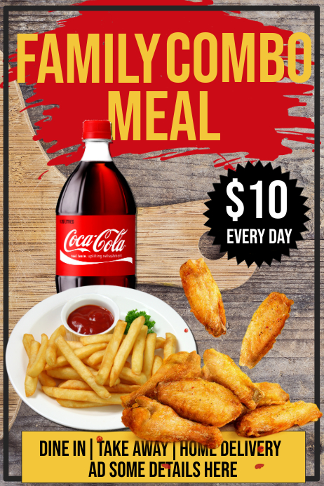 Take away Template | PosterMyWall