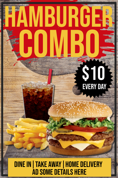 Take away Template | PosterMyWall