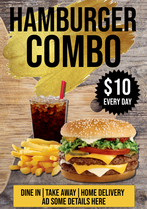 Take away Template | PosterMyWall