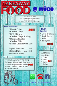 Home delivery Takeaway Template | PosterMyWall