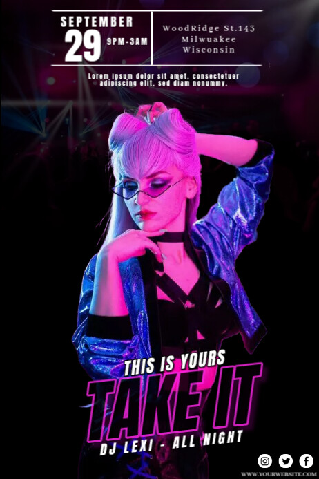 Copy of Take It | PosterMyWall