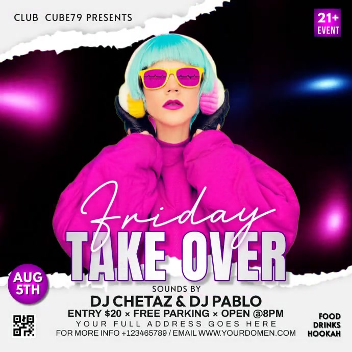 Take over friday Template | PosterMyWall