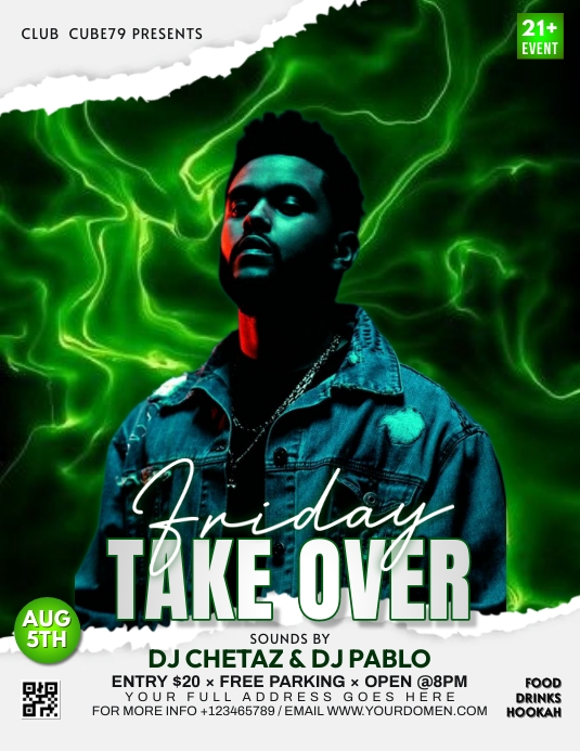Take over friday Template | PosterMyWall