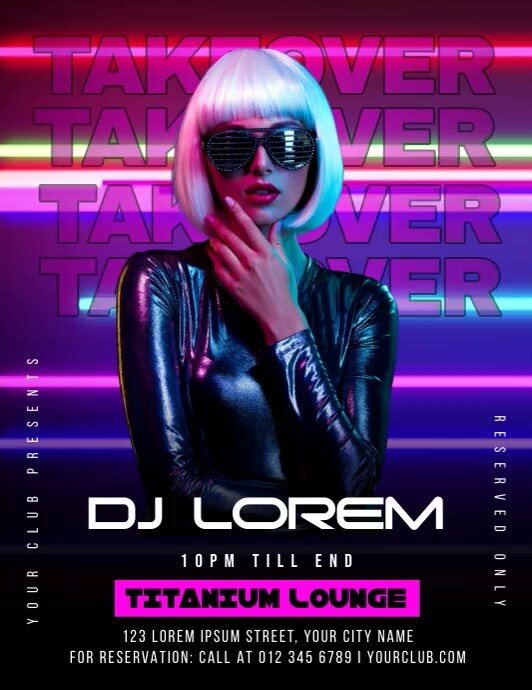 Take Over Night Party Template | PosterMyWall