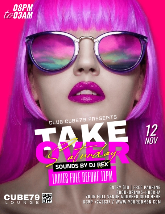 Take over Saturday Template | PosterMyWall