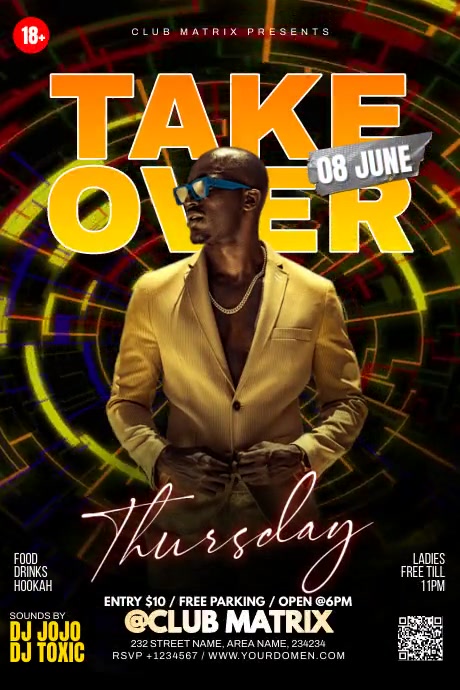 Take over thursday Template | PosterMyWall