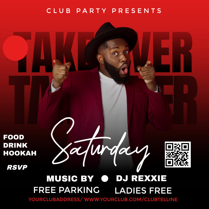 Takeover flier Template | PosterMyWall
