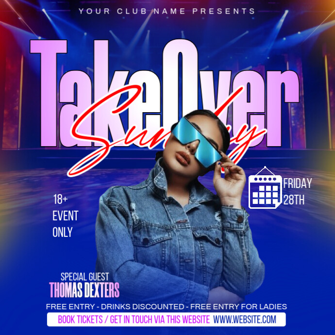 Takeover Friday flyer Template | PosterMyWall