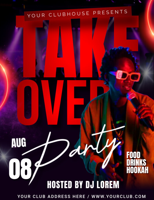Copy of TAKEOVER NIGHT | PosterMyWall