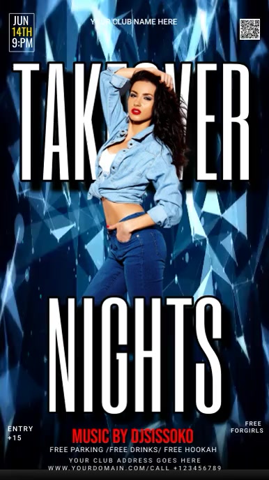 TAKEOVER NIGHT Template | PosterMyWall