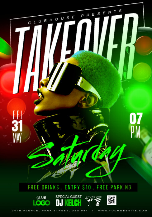 takeover party Template | PosterMyWall