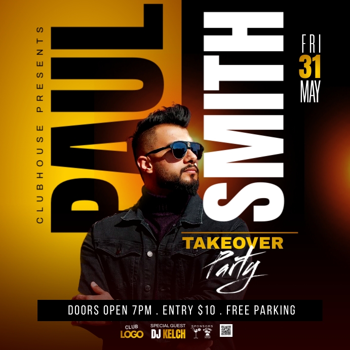takeover party Template | PosterMyWall