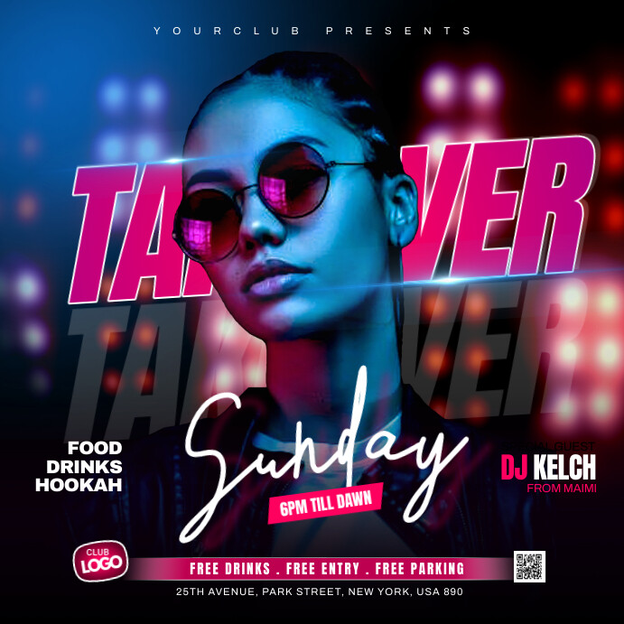 takeover party Template | PosterMyWall