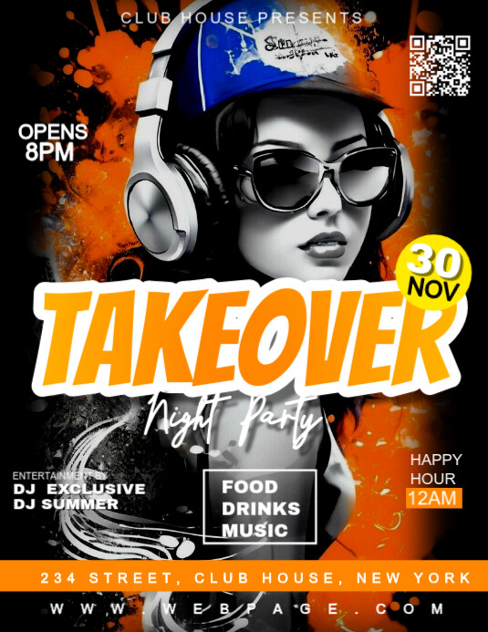 Plantilla de takeover party | PosterMyWall