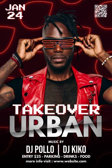 Plantilla de Takeover Party Template | PosterMyWall