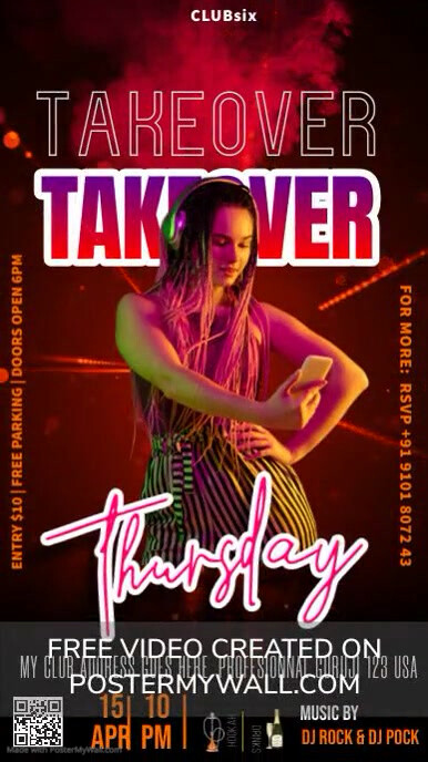 Copy of takeover thursday night party | PosterMyWall