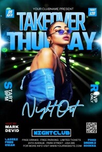 THURSDAY TAKEOVER PARTY Template | PosterMyWall