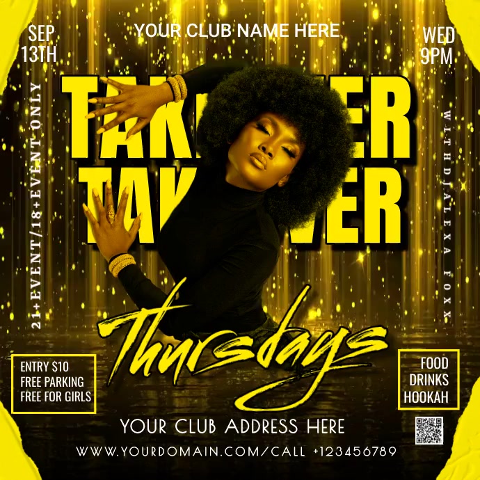 TAKEOVER THURSDAYS (1) Template | PosterMyWall