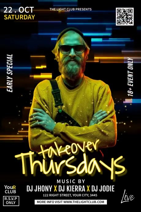 Takeover Thursdays Template | PosterMyWall