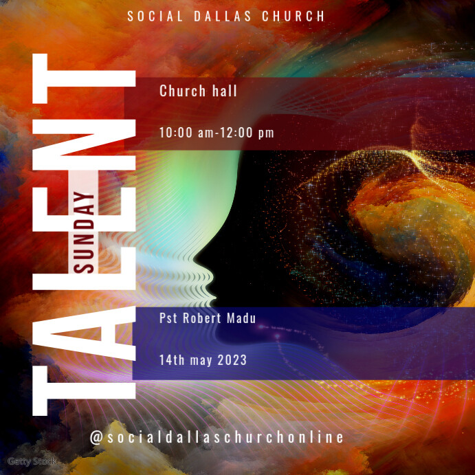 Plantilla de talent day | PosterMyWall