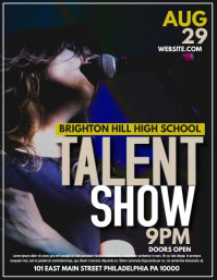 Talent Show ticket template | PosterMyWall