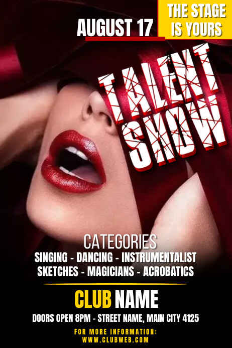 talent show Template | PosterMyWall